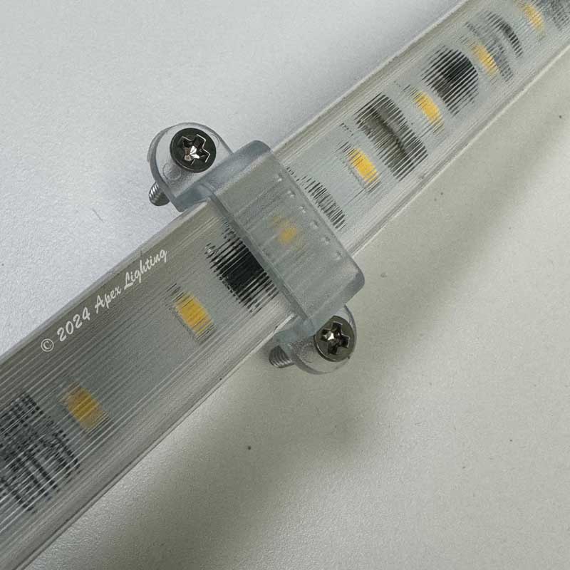 Mounting Clip For 120V Ribbon LED Strip to Terminate