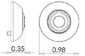 Exuma LED Courtesy Light | LED Exuma Light Lumitec