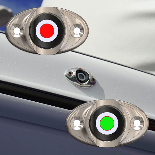 Surface Mount LED Side Navigation Lights (pair) by Taco Marine