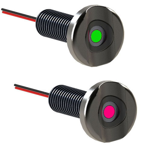 Recessed Round LED Navigation Lights (pair) by Taco Marine