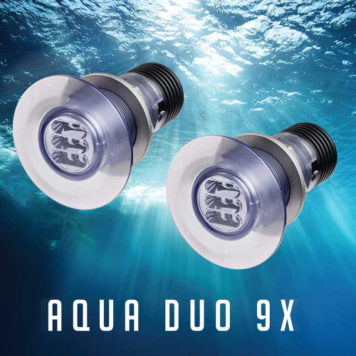 Aqualuma Duo 9x (Pair) LED Underwater Light Gen 4