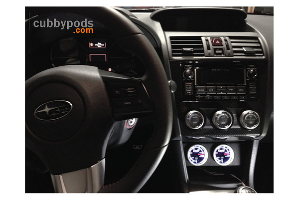 CubbyPod Dual 52mm Gauge Pod For 2015-21 Subaru WRX and 2015-21 STI