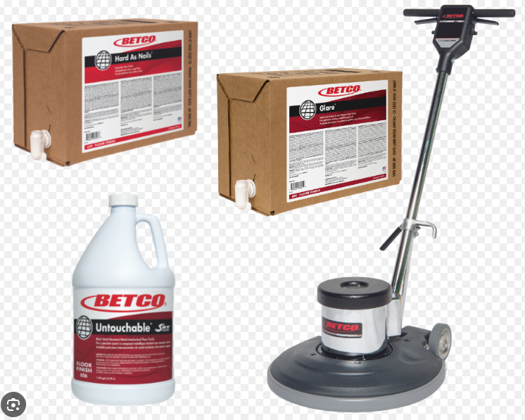 Betco 659B5-00 Hard As Nails Floor Finish (5 GAL BIB)