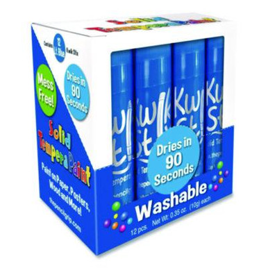 Kwik Stix Single Color Pack, Regular Size, 0.7" x 3.5", Light Blue, 12 ...