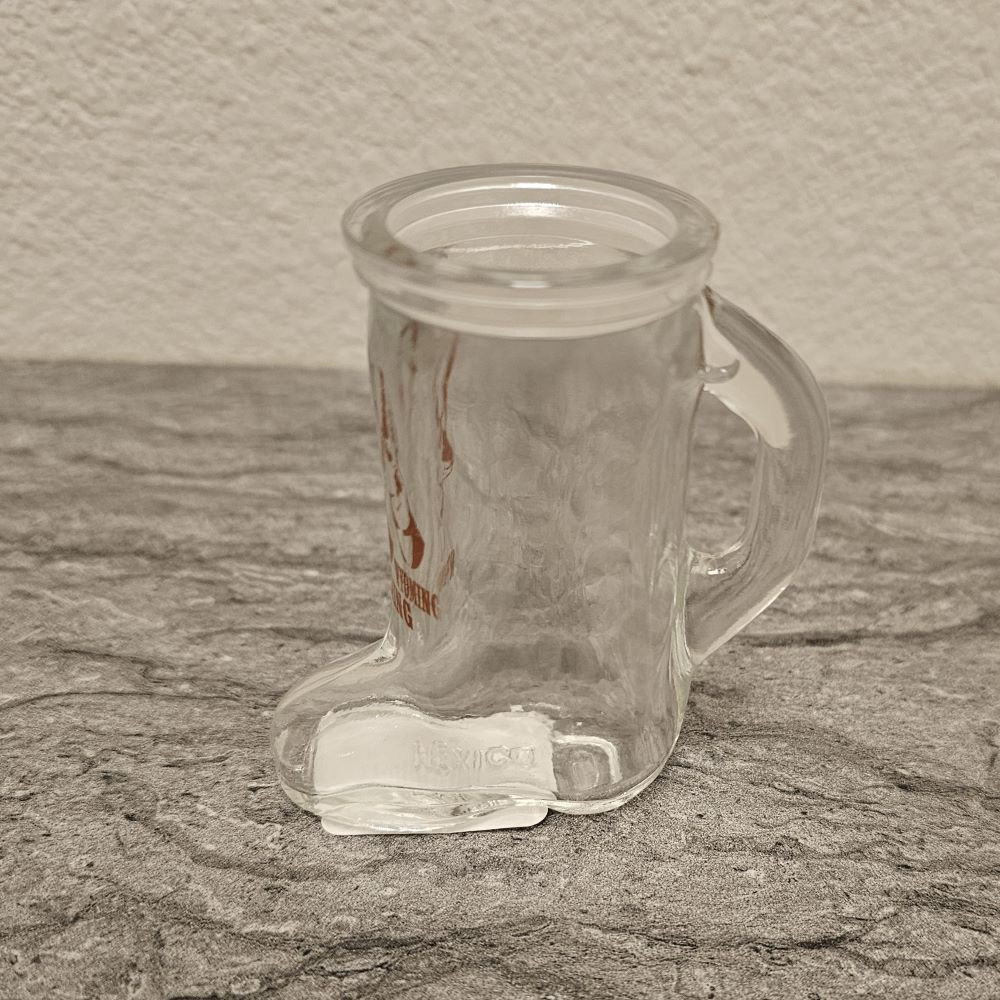 Wyoming Boot Shot Glass