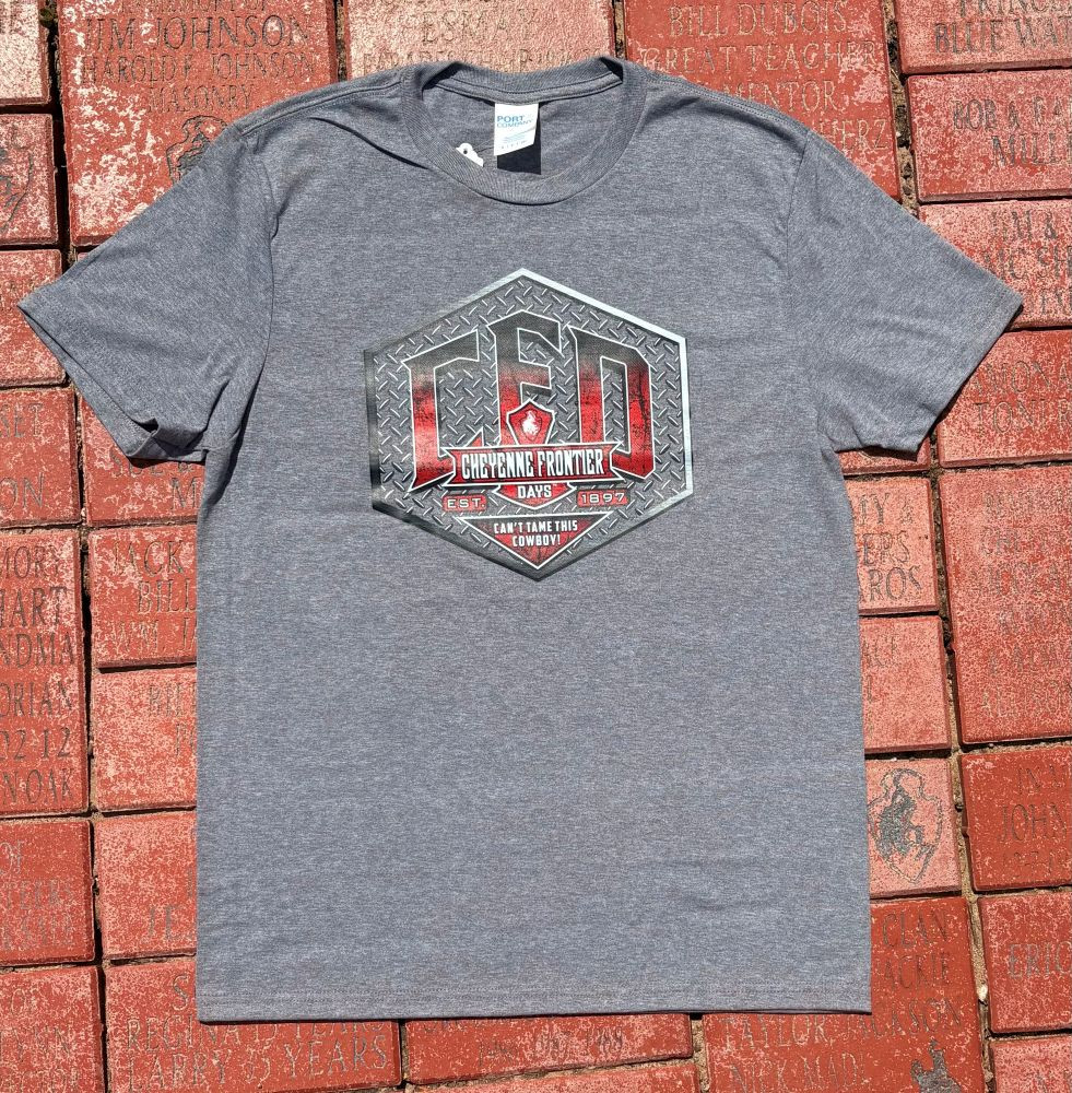 Gray Diamond Plate CFD T-Shirt