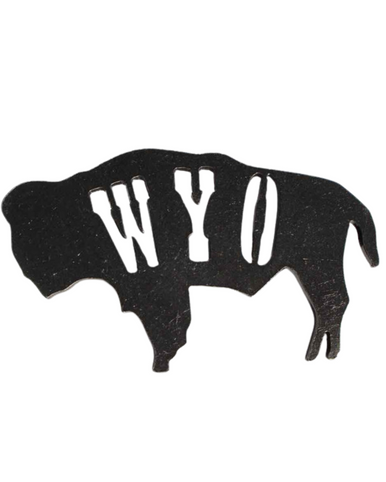Wyoming Metal Bison Bottle Opener