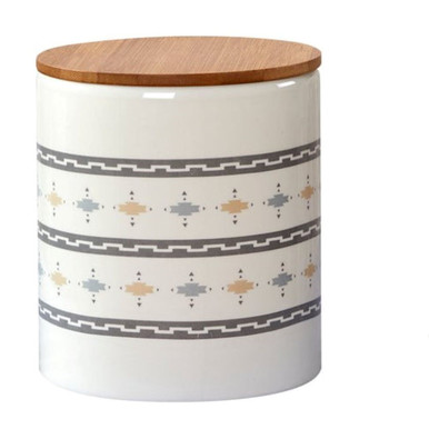 Small Aztec Design Canister