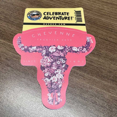 Cheyenne Frontier Days Skull Sticker