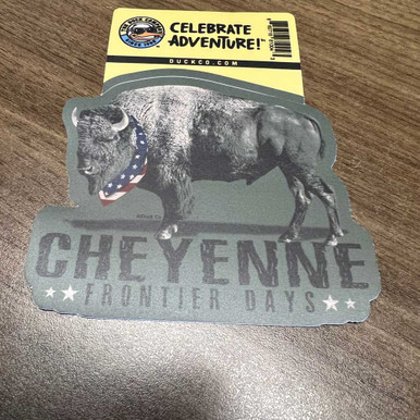 Cheyenne Frontier Day Bison Sticker
