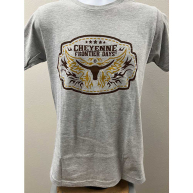 Cheyenne Frontier Day Gray Tee