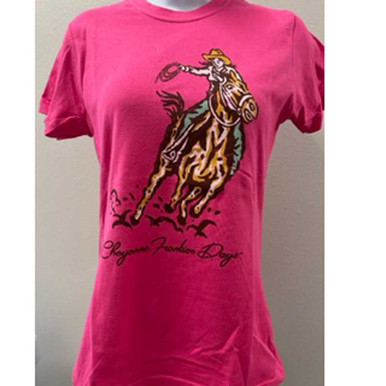 Cheyenne Frontier Days Pink Tee