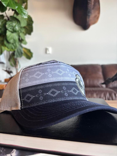 Navy Arrowhead Trucker Hat