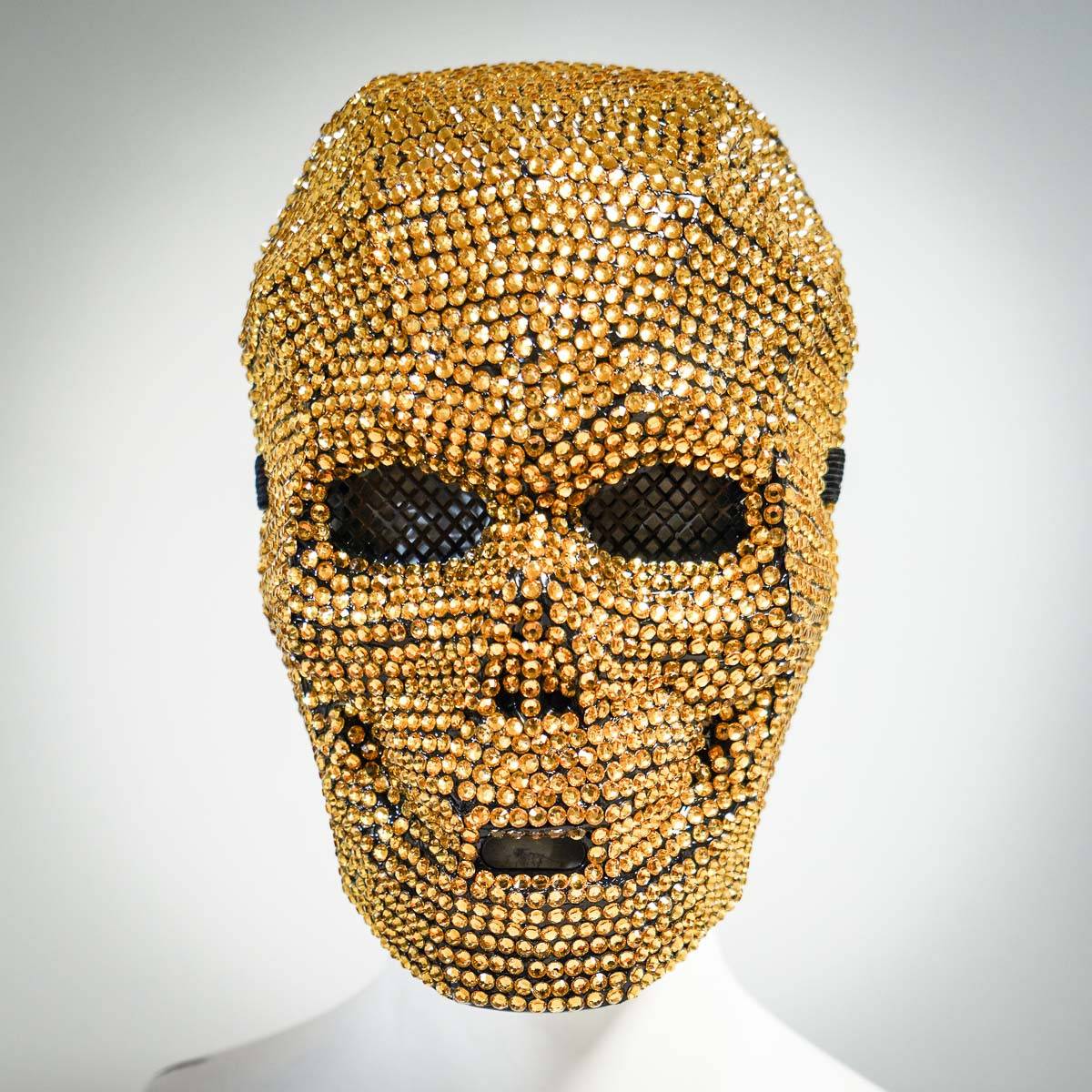 Skeleton Skull Face Mask Rhinestone Masquerade Mask US FREE SHIP