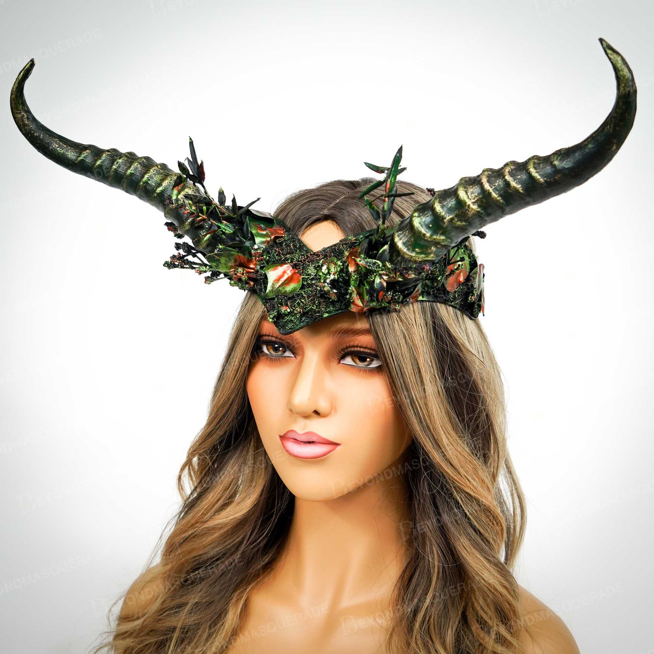 Fairy Ram Horns Headband Masquerade Masks US Free Shipping