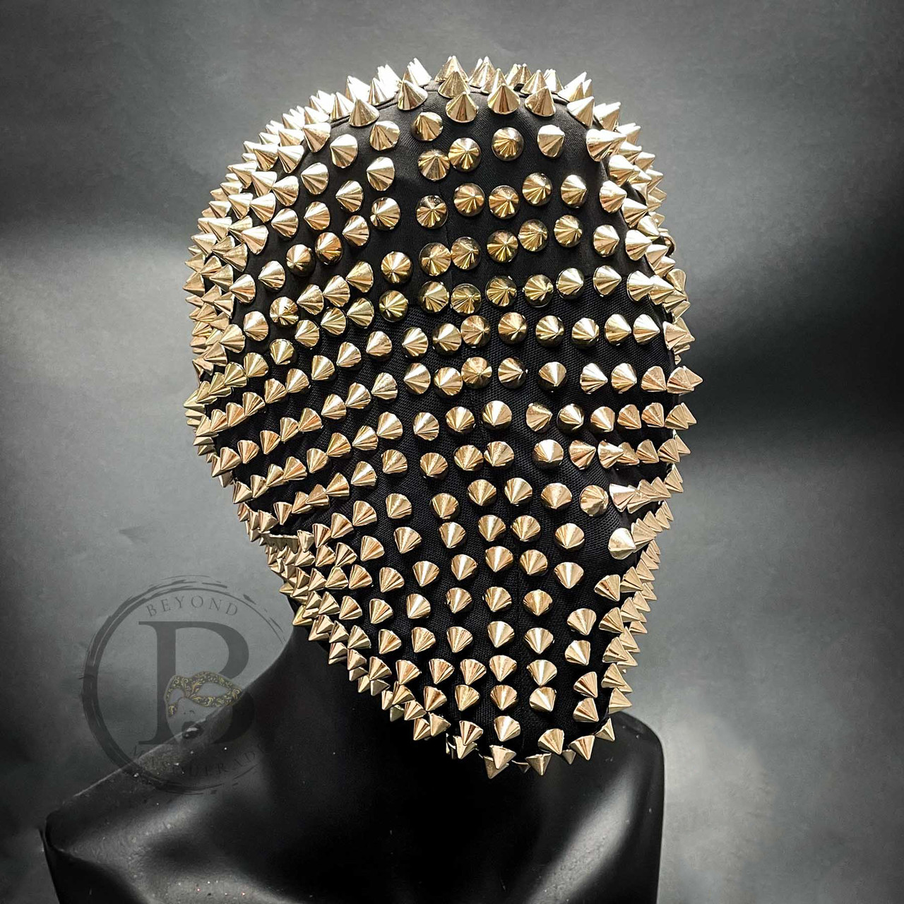 Haute Couture Full Face Mask Krump Bling Jaw Mask Rhinestone Masquerade ...
