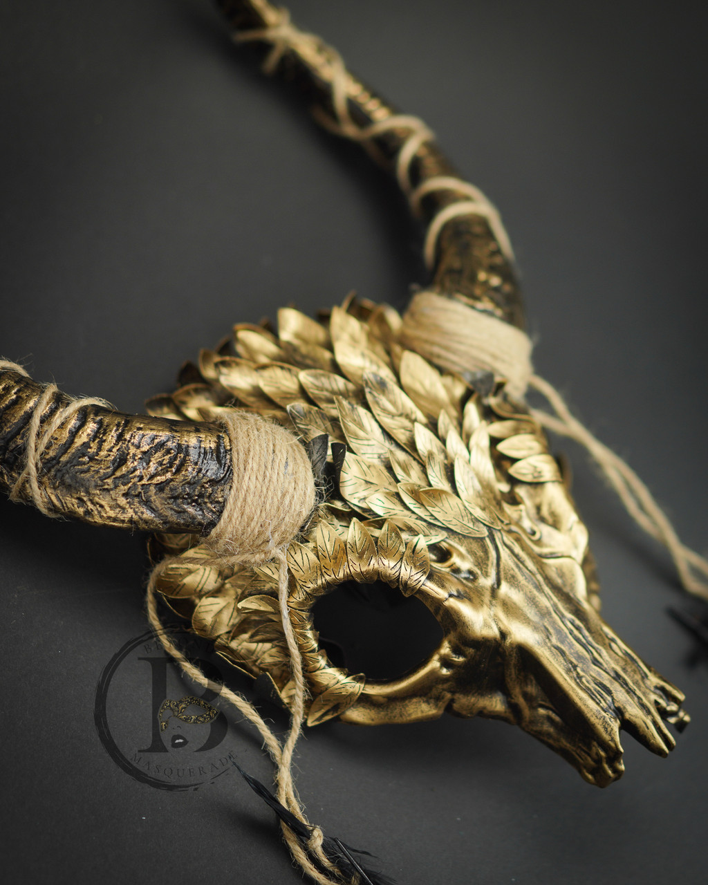 Medusa Ram Horns Costume Headdress Headband Masquerade Headdress
