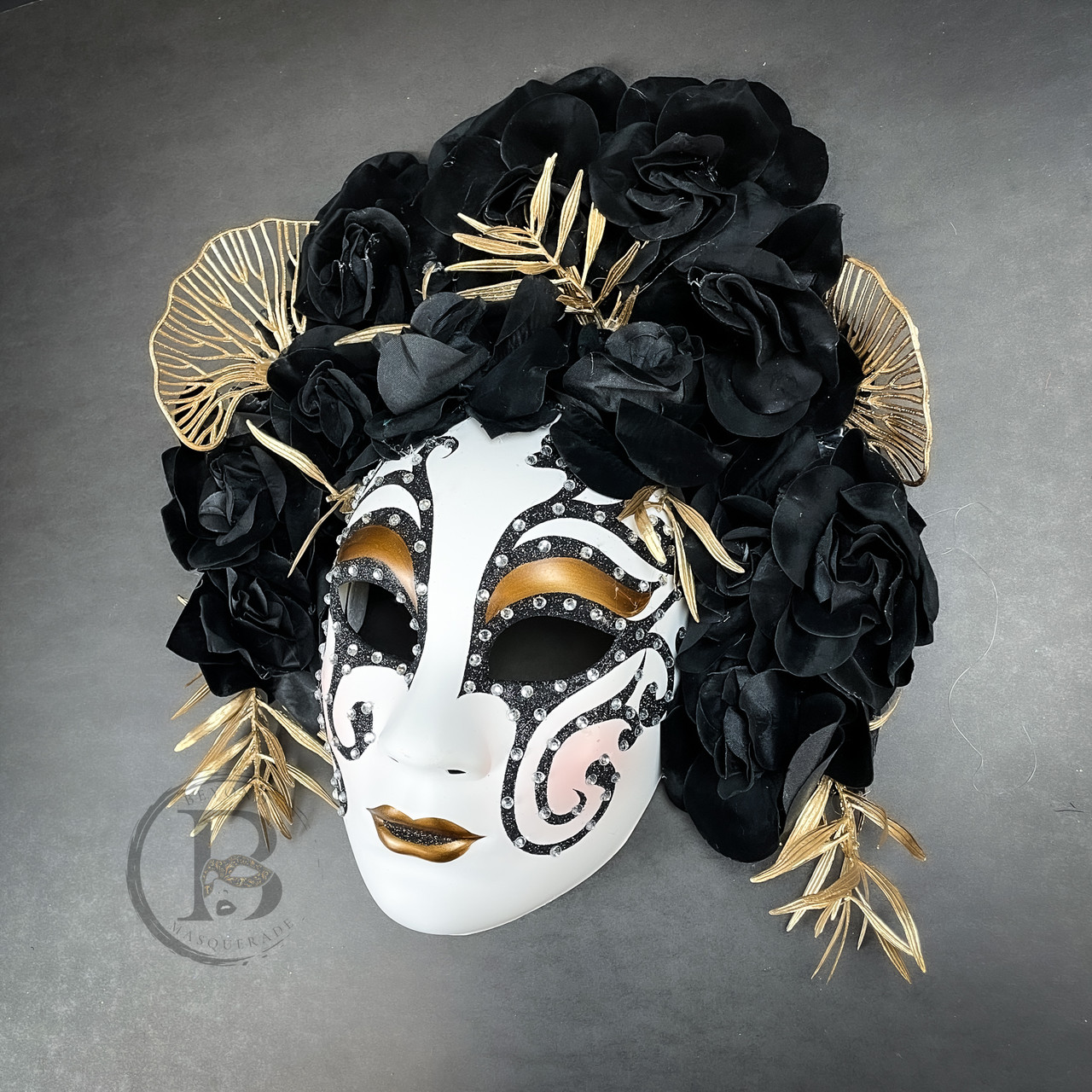 Krump Dance Style Bling Jaw Mask Rhinestone Masquerade Mask US FREE SHIP