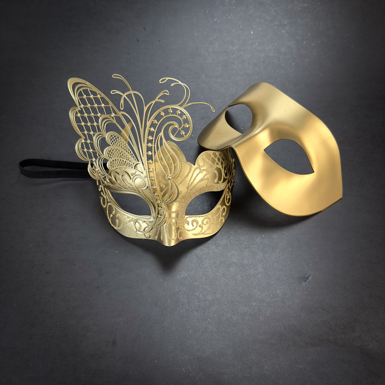 Halloween Costume Masquerade Masks with Feathers US FREE SHIP