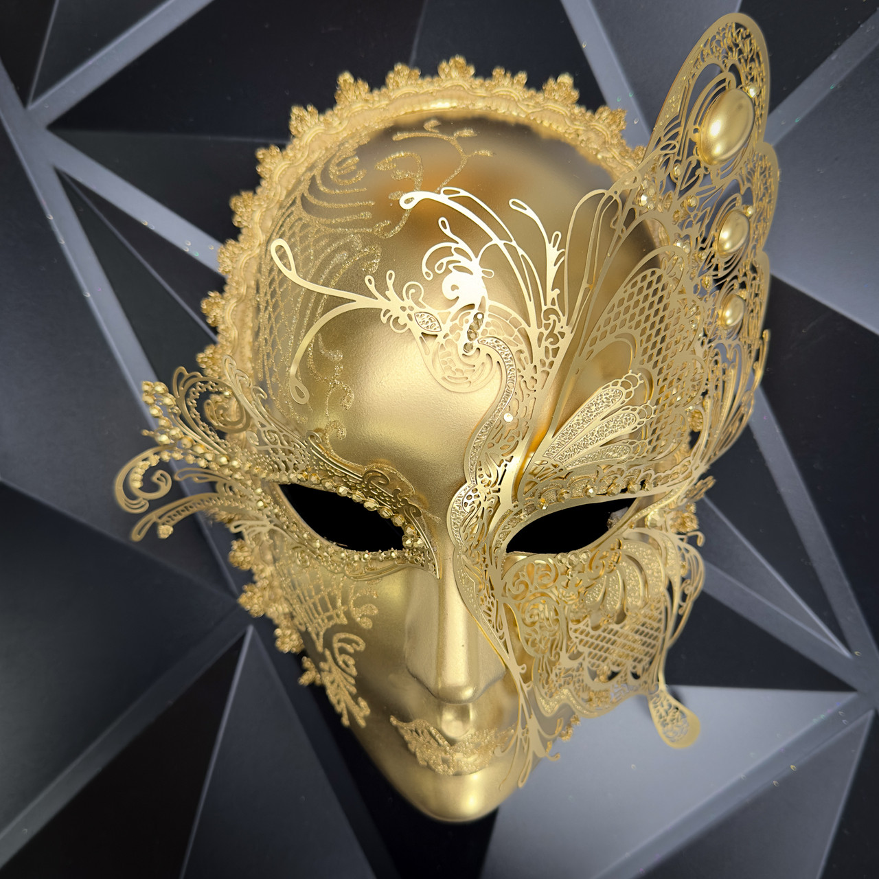 Halloween Costume Masquerade Masks with Feathers US FREE SHIP