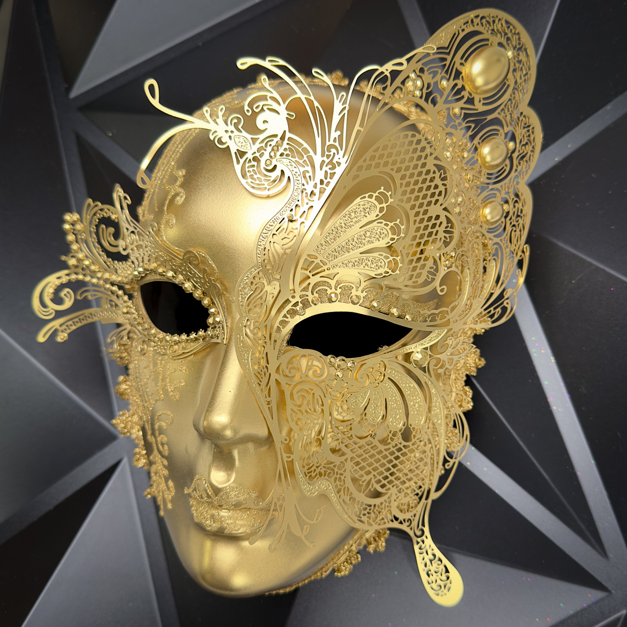 Halloween Costume Masquerade Masks with Feathers US FREE SHIP