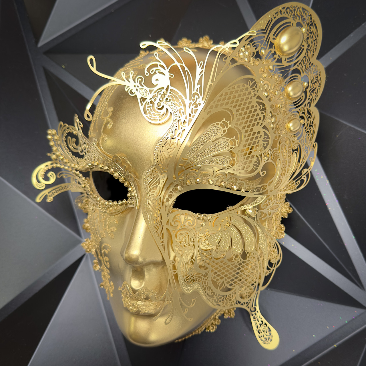 Halloween Costume Masquerade Masks with Feathers US FREE SHIP