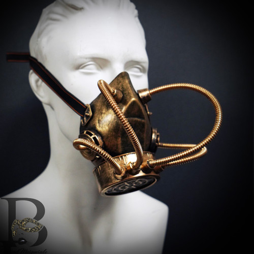 New Mouth Masks Steampunk Gas Masquerade Mask FREE SHIP