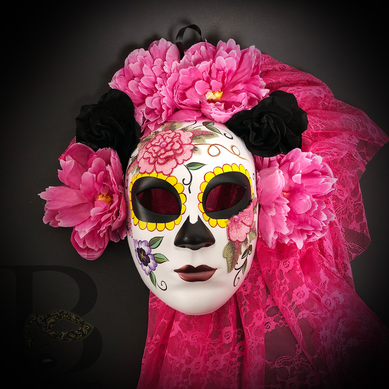 Day Of The Dead Skull Masquerade Party Masks For Women Sun God day-of-the-dead-skull-masquerade-party-masks-for-women-sun-god