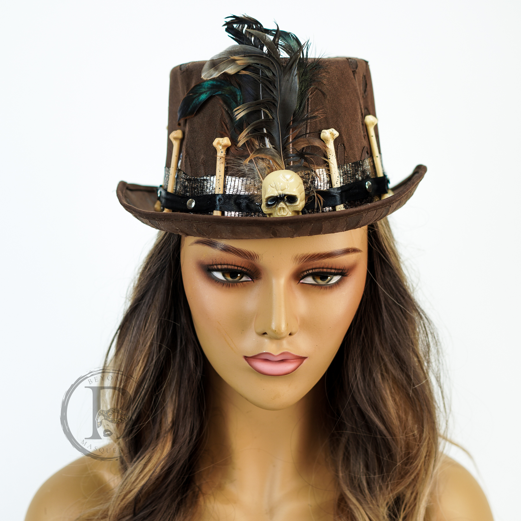 Voodoo Skull Top Hat