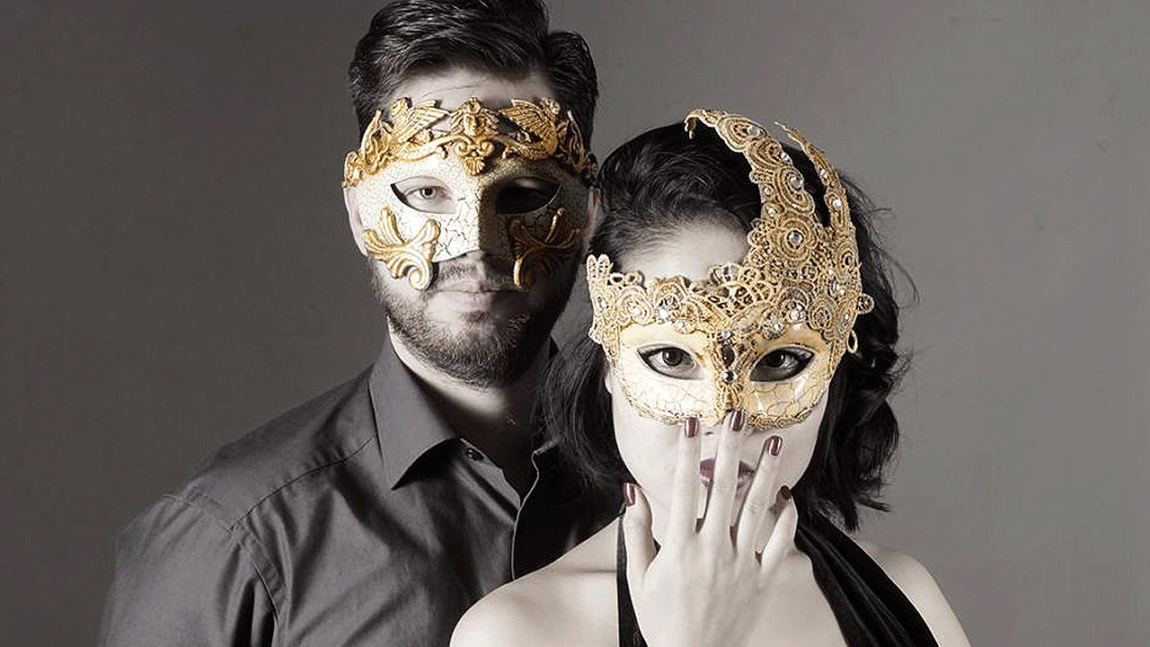 New Couple's Masquerade Masks for Women USA FREE SHIPPING