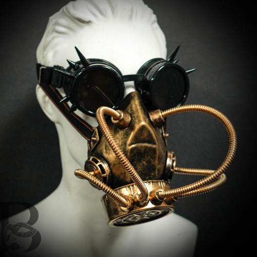 New Mouth Masks Steampunk Gas Masquerade Mask FREE SHIP