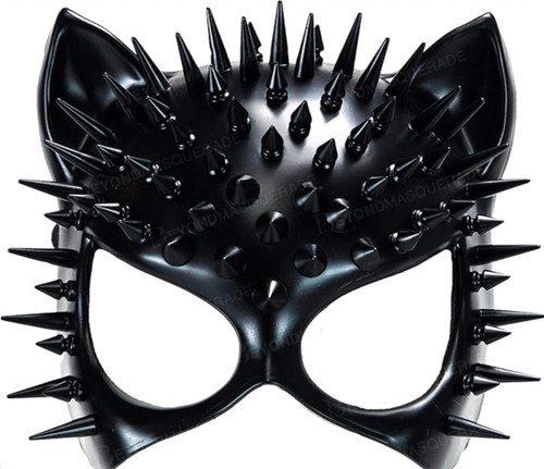 Red Cat Costume Masquerade Mask Cosplay Halloween FREE SHIP