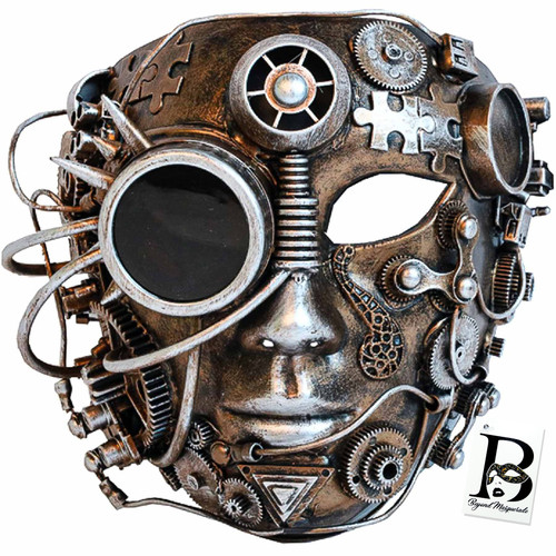 New Steampunk Terminator Mad Max Masquerade Masks for Men US FREE SHIP