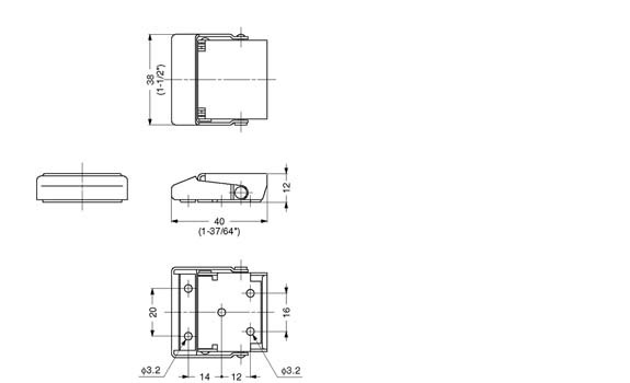 Sugatsune STF-40-1: 40mm Draw Latch - Polished Stainless Steel