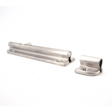 Sugatsune BSS-150: 150mm Spring-Loaded Barrel Bolt - Satin Stainless Steel