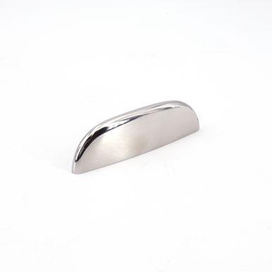 Sugatsune RD-90/SM: 74mm cc Half-Round Edge Pull - Mirror Stainless Steel