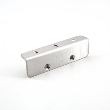 Sugatsune SSA-100H: 100mm Angle Bracket - Satin Stainless Steel