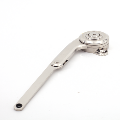 Sugatsune S-TAR-10L: Friction Torque Lid Stay (left) - Polished Nickel