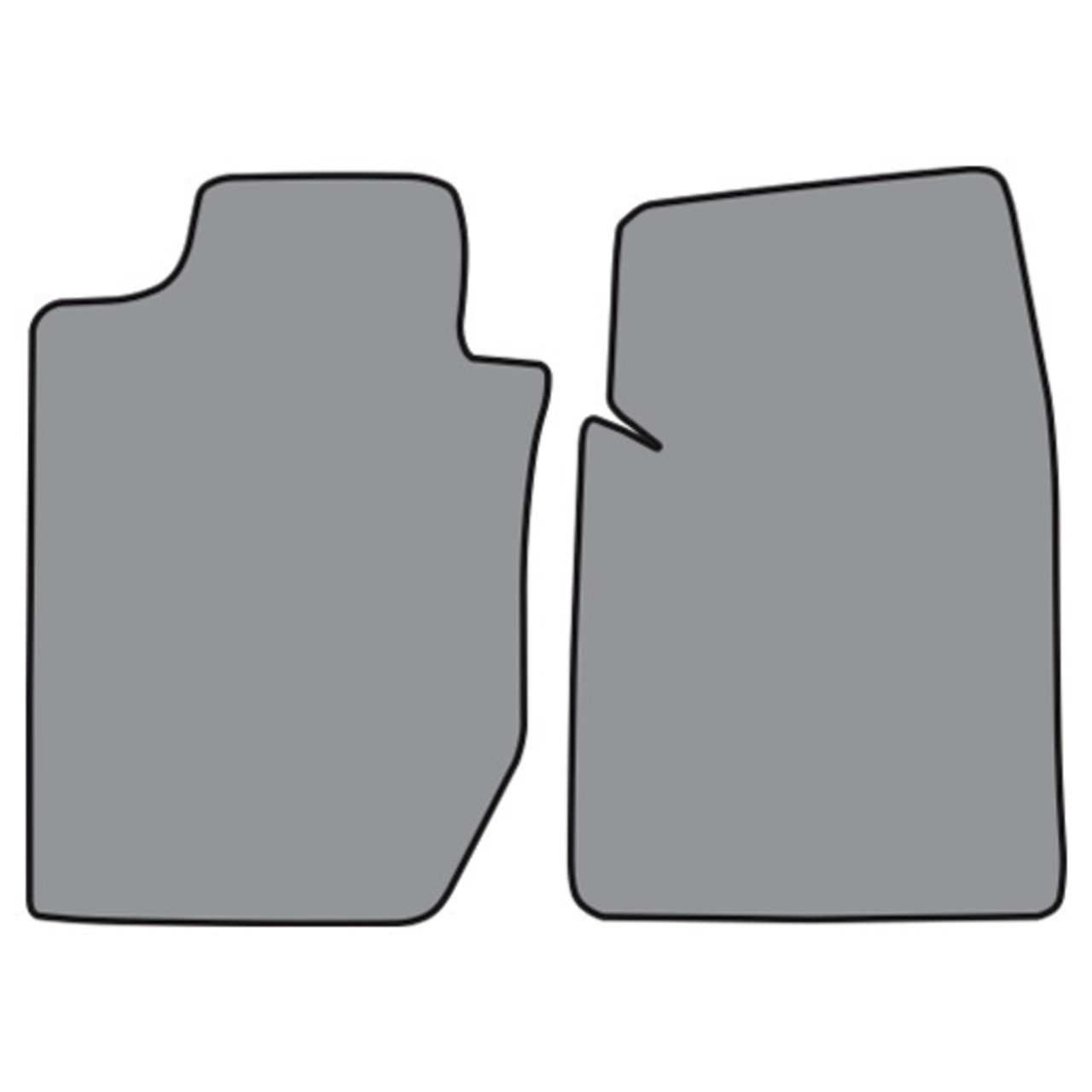 Floor Mat for 1987 1996 Dodge Dakota Frt Row FM108F Cutpile 2Pc