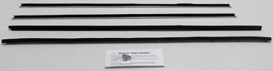 1970-1971 Ford Ranchero Window Sweeps Weatherstrip Kit