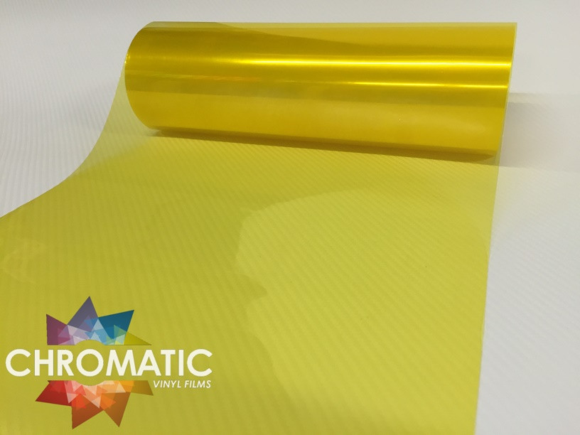 Yellow Headlight & Taillight Tint Film