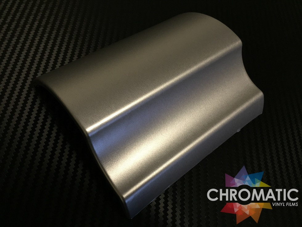 Matte Chrome Silver Aluminium Vinyl Wrap - M754 - WrapDirect.com
