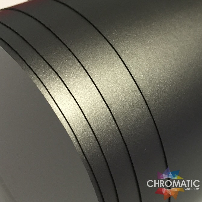 Matte Chrome Grey Vinyl Wrap with ADT - WrapDirect.com