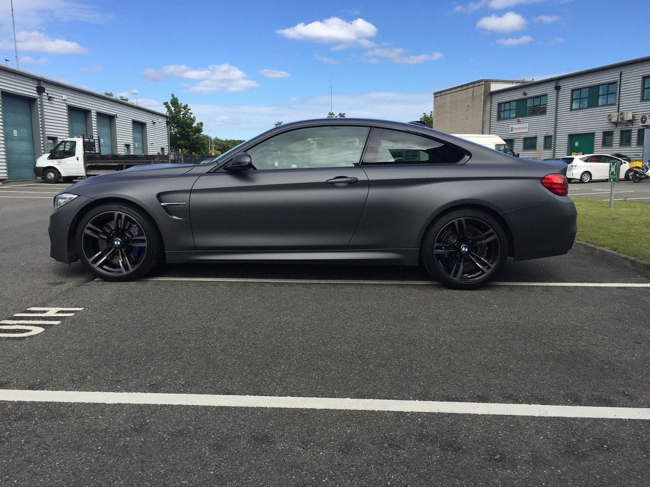 Matte Chrome Grey Vinyl Wrap with ADT - WrapDirect.com