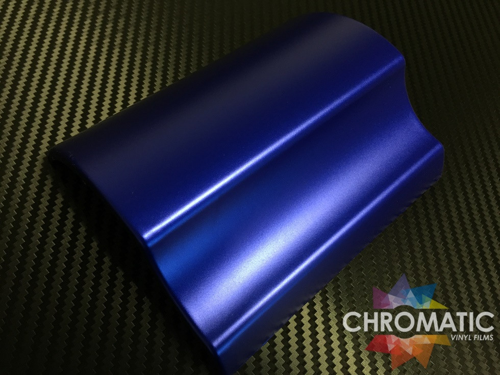 Matte Chrome Blue Vinyl Wrap - M758 - WrapDirect.com