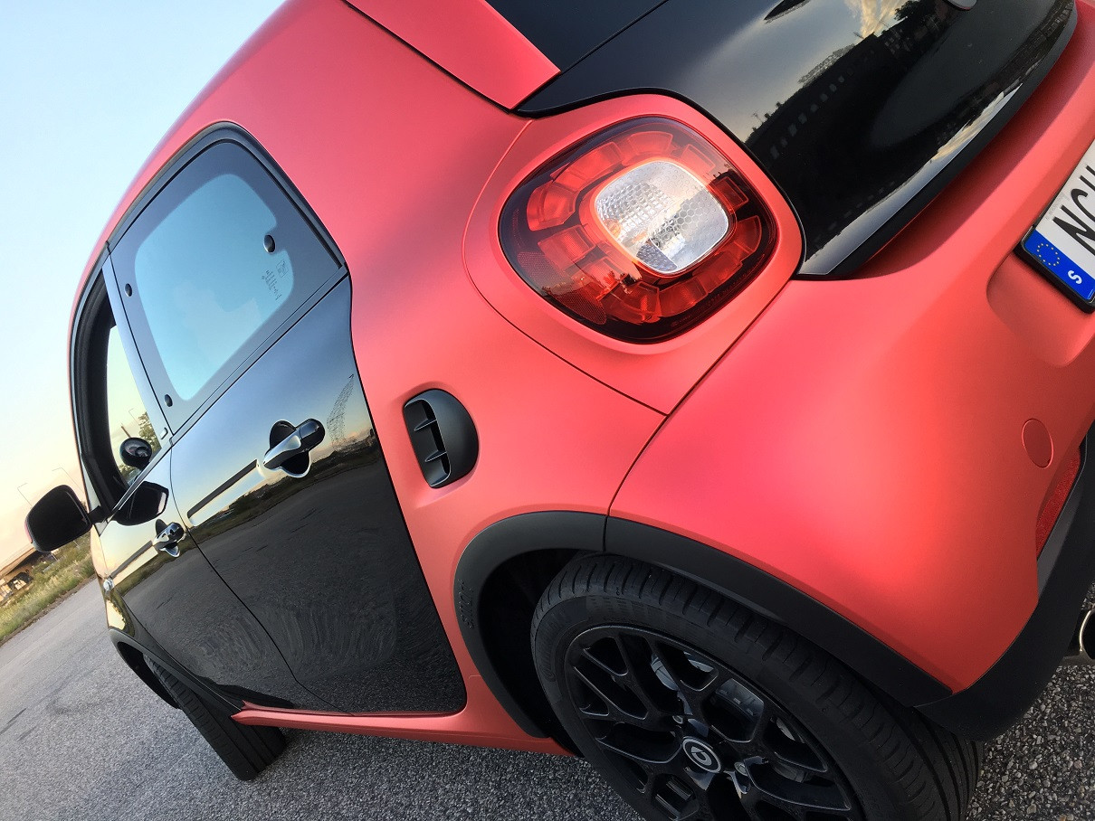 Matte Chrome Red Vinyl Wrap with ADT - WrapDirect.com