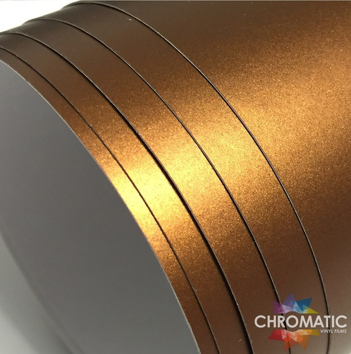 Copper Brown Matte Chrome Vinyl with ADT - WrapDirect.com