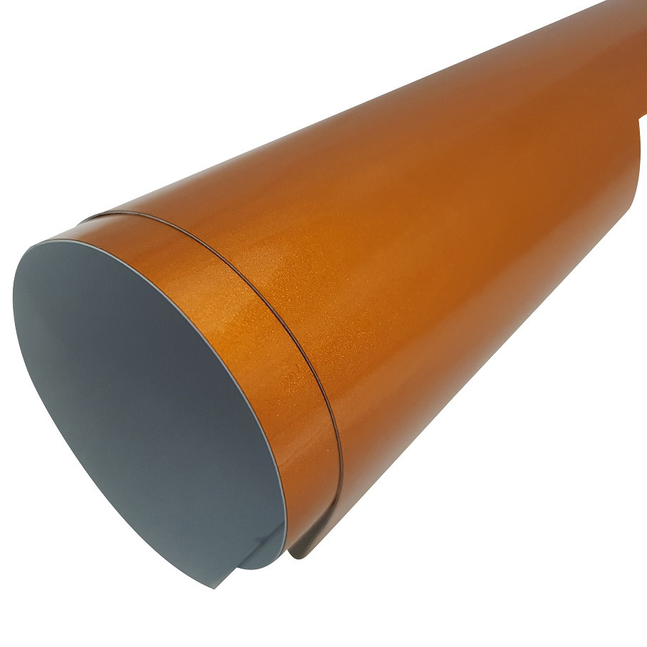 Gloss Metallic Burnt Orange Vinyl Wrap with ADT - WrapDirect.com