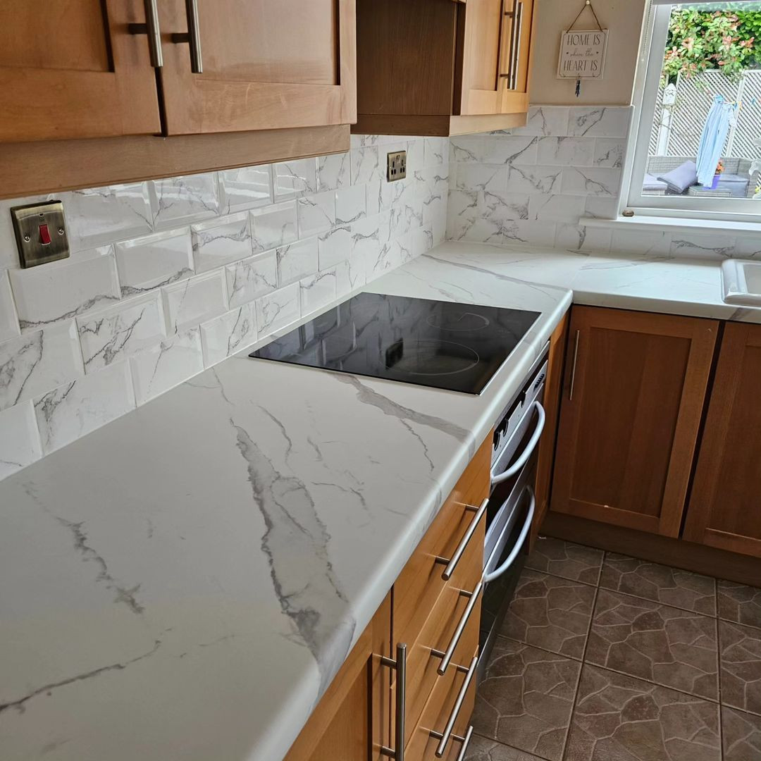 CALACATTA WHITE MARBLE CWM34 - Premium Architectural Vinyl Wrap