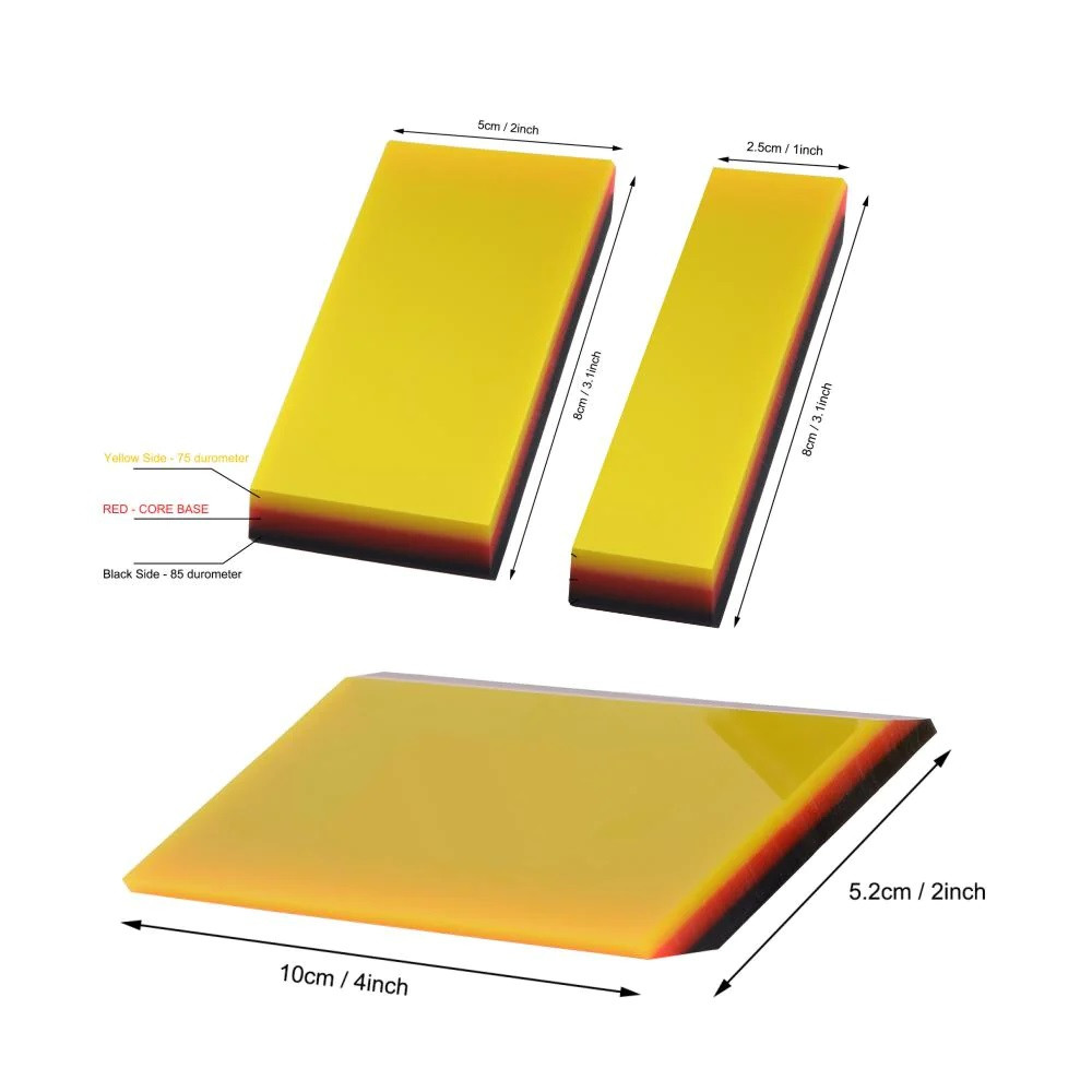 Triple Layer PPF Squeegee Set - Wrap | Tint | PPF Tools